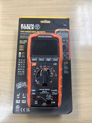 Klein Tools 1000-Volt Digital Multi-Meter, TRMS Auto-Ranging, Temp ...