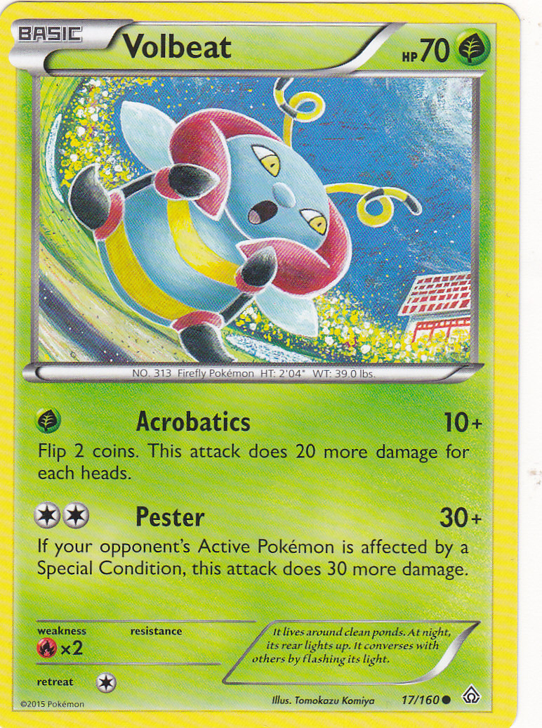 POKEMON VOLBEAT CARD | eBay