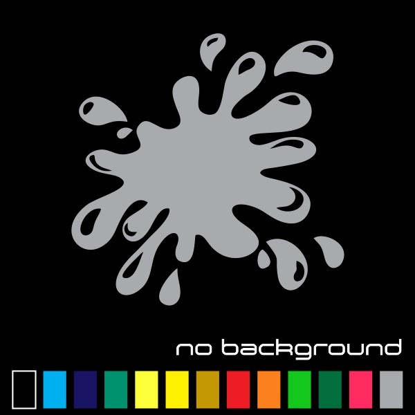 Paint Splatter Sticker Vinyl Decal - Paintball Splat Shot Wall Car ...
