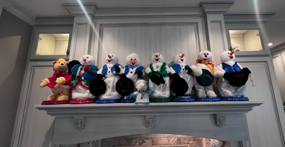 Gemmy Spinning Snowflake Snowman Repair Service - Snowman Doctor- The ...