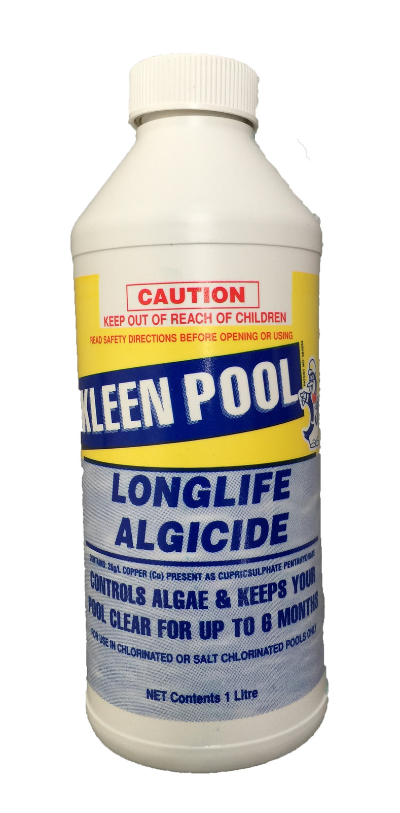 Kleen Pool Algaecide Swimming Pools Algicide Treats 20,000 Litres Lasts ...