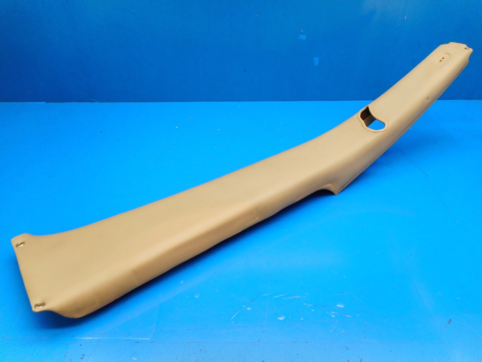 BMW E24 OEM Highline Natur Leather B Pillar Column Cover RH ...