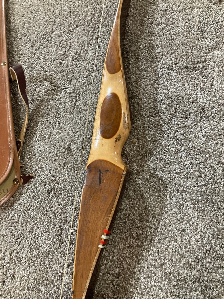 Indian Archery Cochise Recurve Bow No. 273-60" Vintage 1960s includes ...