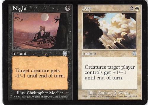 Night // Day *PLAYSET* Magic MtG x4 Apocalypse MP | eBay