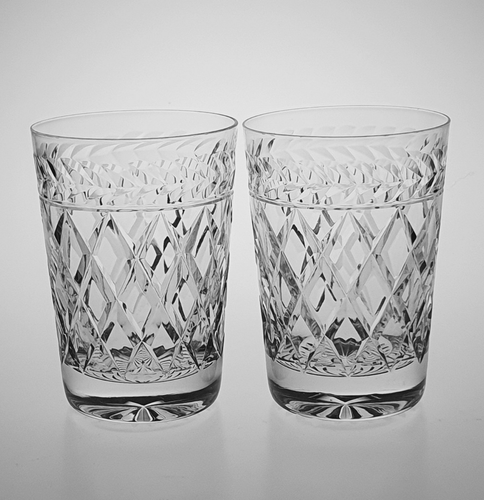 22-28. Pair Stuart Crystal Large Cheltenham 4 1/2" Tumblers 10 oz | eBay