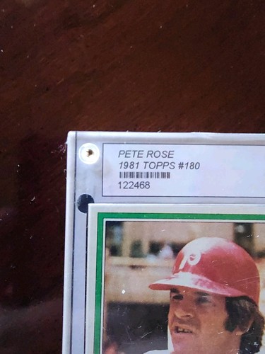 1981 Topps Pete Rose #180 Gem Mint 10 (GRA) | eBay