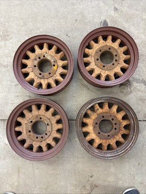 1920’s Early 30’s Dodge Chevy Ford Truck Wooden Spoke Artillery Wheels ...