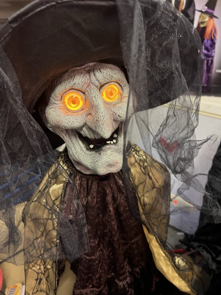 Halloween Animated Stitchwick Sisters 3 Witches Costco Animatronic Prop ...