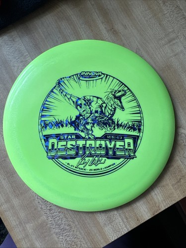 Innova Star Destroyer Ricky Wysocki 2x Raptor Champion 169g Green Disc ...
