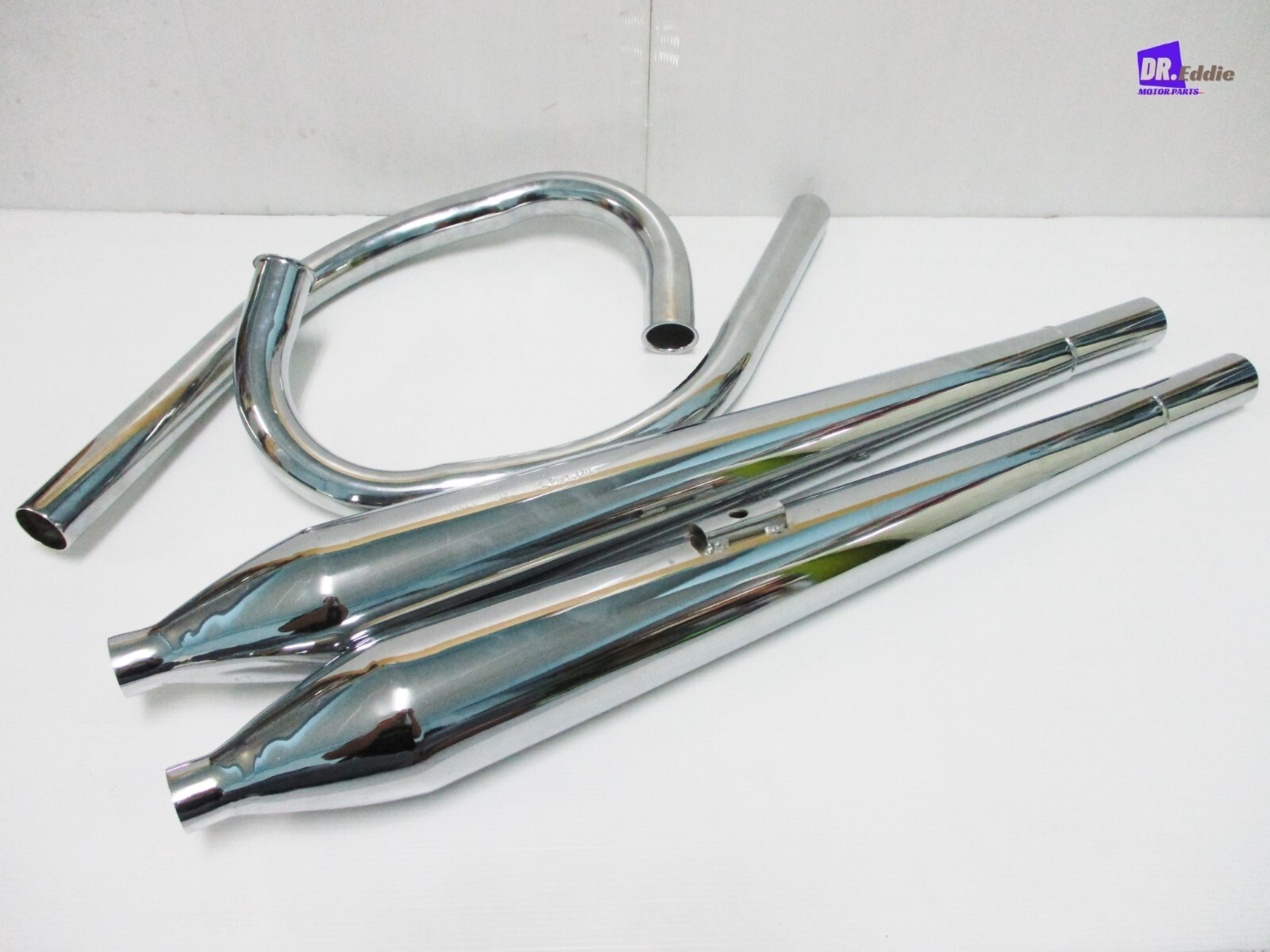 HONDA CB250 CB350 EXHAUST + PIPE L/R SET "BM STYLE" **BI6346** | eBay