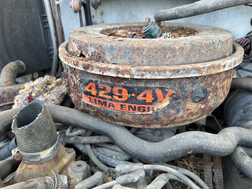 1995 Ford F-800 - Air Filter Cleaner intake tube - 429 lima engine d9ht ...