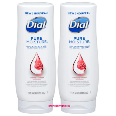 (2) Packs Dial Pure Moisture Body Wash - 14 oz Each hydrating | eBay