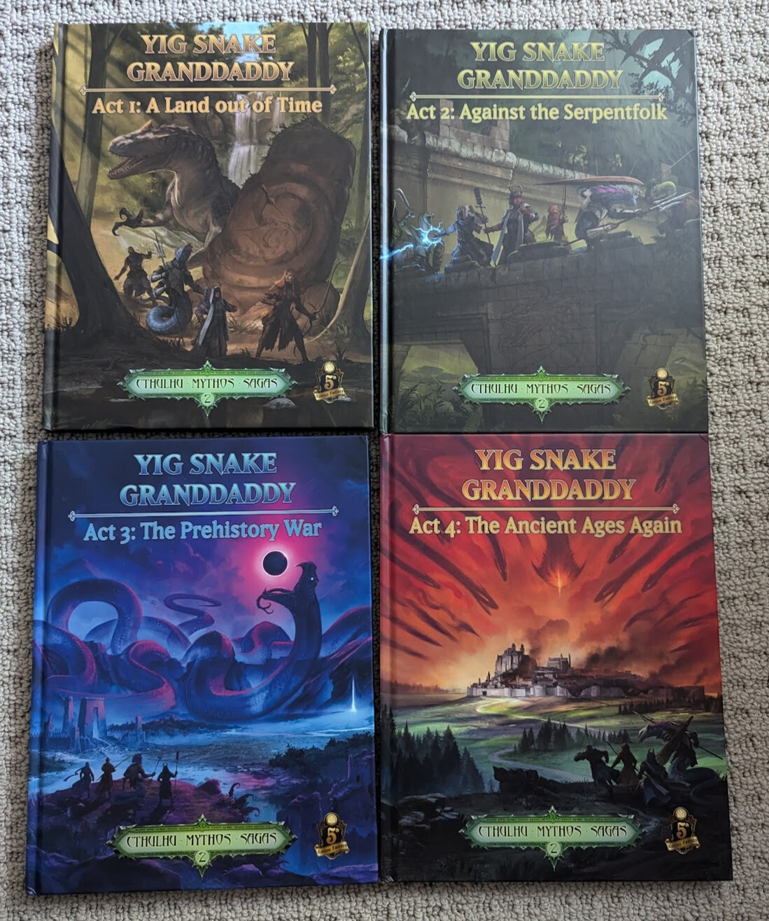 Yig Snake Granddaddy 5E Complete Acts 1 to 4. Sandy Peterson's Cthulhu ...