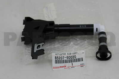8520760020 Genuine Toyota ACTUATOR SUB-ASSY, HEADLAMP WASHER, RH 85207 ...