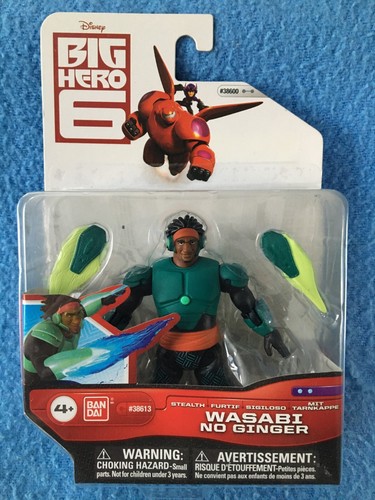 WASABI NO-GINGER Stealth Suit Big Hero 6 Action Figure 2015 Bandai NEW ...