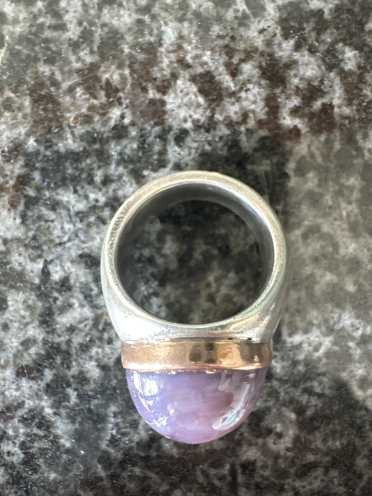 Antique Austrian Ring, over 100 years old, handmade - Gem