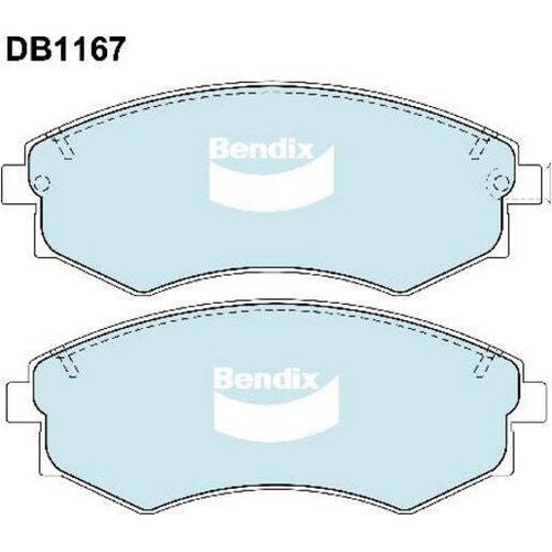 Bendix Heavy Duty Brake Pad Set Front DB1167 HD | eBay