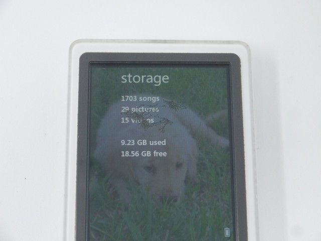 Microsoft Zune 30 White (30 GB) Digital Media Player for sale online | eBay