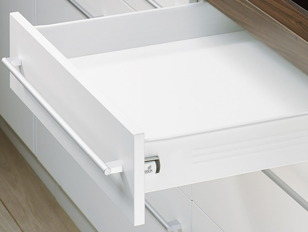 Hettich MultiTech Drawer Set - White 25kg (Front Connectors incl ...