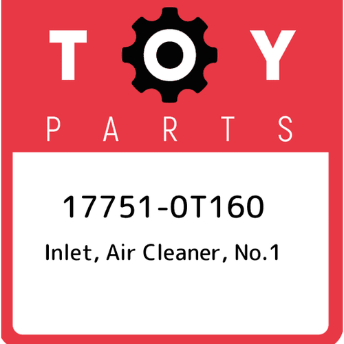 17751-0T160 Toyota Inlet, air cleaner, no.1 177510T160, New Genuine OEM ...