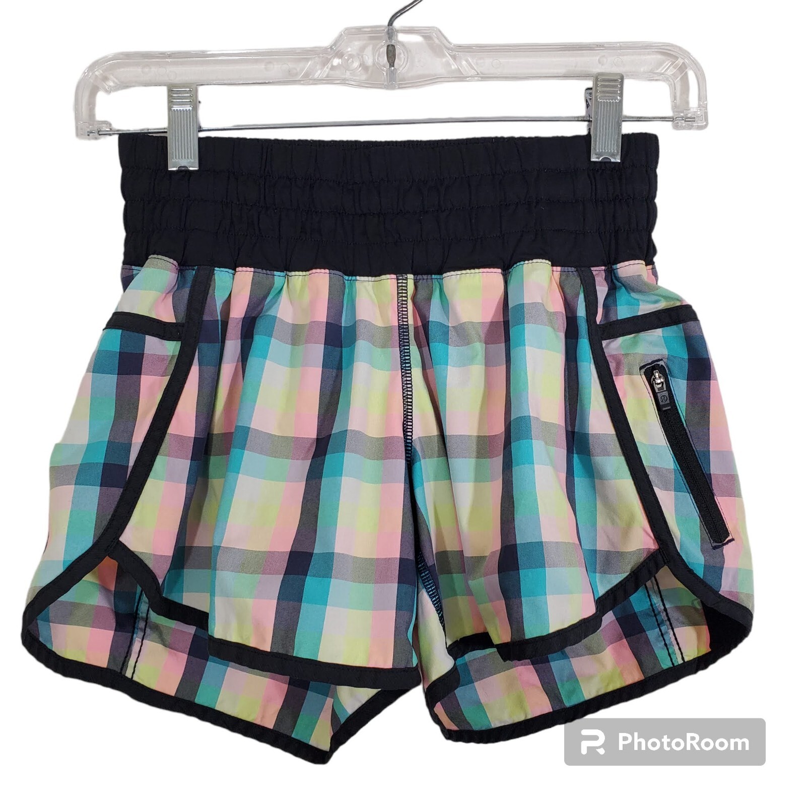 Lululemon Run Tracker Shorts Wee Wheezy Check Bleache… - Gem