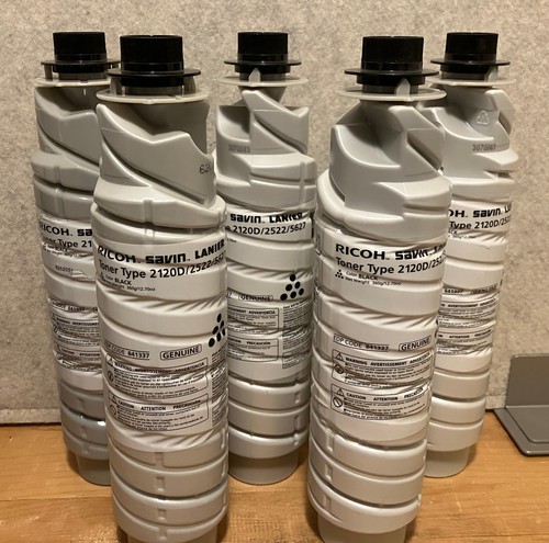 Ricoh Savin Lanier Black Toner Type 2120D/2522/5627 EDP Code 841337 Lot ...