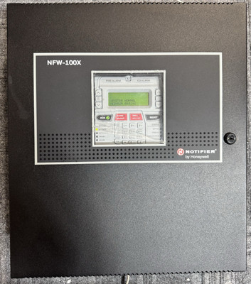 NOTIFIER NFW-100X Fire Alarm Control Panel. USED. TESTED. Works. See ...