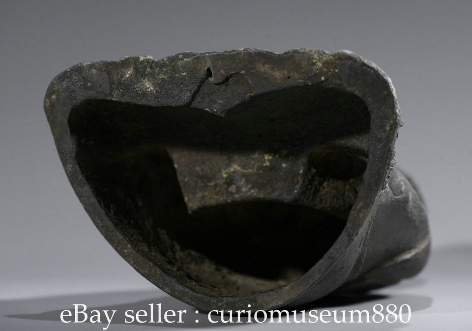 8.4" Old Chinese Buddhism Purple Bronze Sit Shakyamuni Amitabha Buddha ...