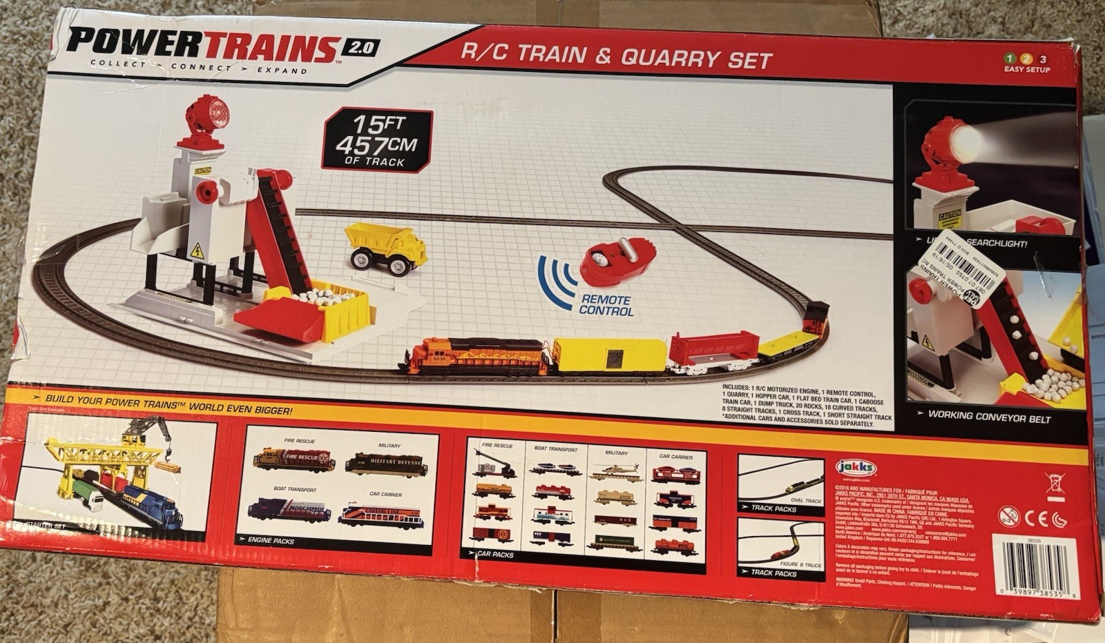 Rare Power trains 2.0 R/C Train & Quarry Set New In Box NOS Jakks | eBay