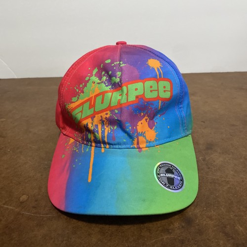 Vintage 1990's SLURPEE Adjustable Back Hat 7 ELEVEN Cap Colorful BIG ...