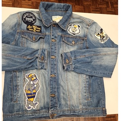 Parish Nation Denim Jacket Mens 2XL Embroidered Patches 2006 Champions ...