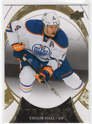 Taylor Hall 15-16 UD Trilogy Common Base #34 Edmonton Oilers | eBay