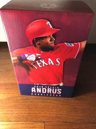 NEW - Elvis Andrus MLB Texas Rangers Bobblehead 4-7-18 Bobble Head ...