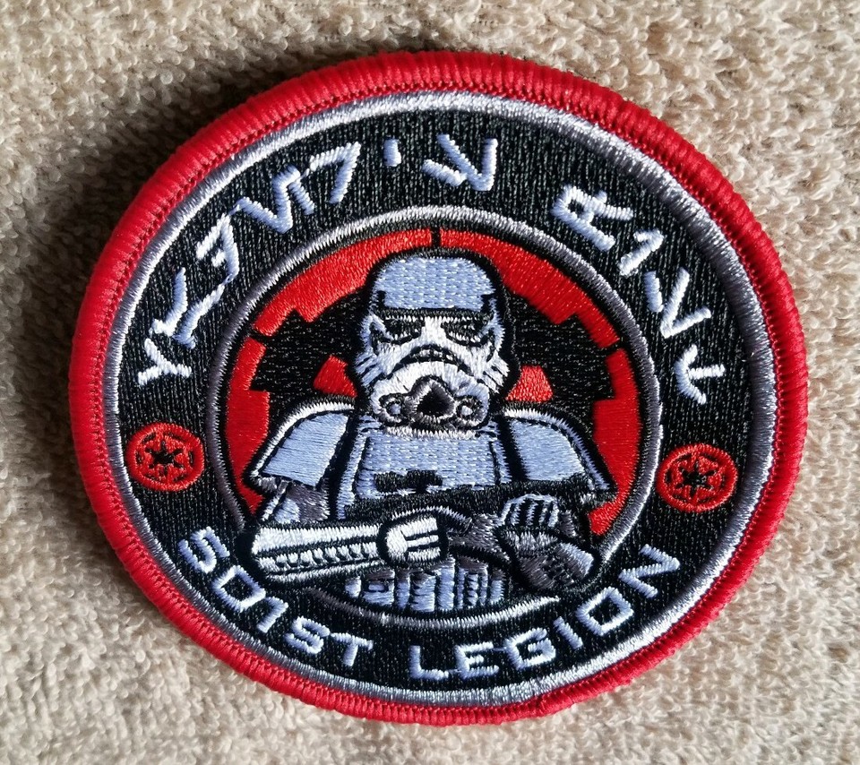 501st LEGION Combat Tactical Black Ops Iron On STAR WARS Patch | eBay