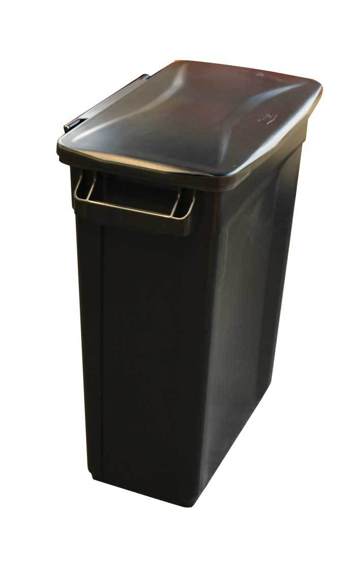 Slim Recycling Containers Rubbermaid® Grey Slim Jim 87 Litre Waste