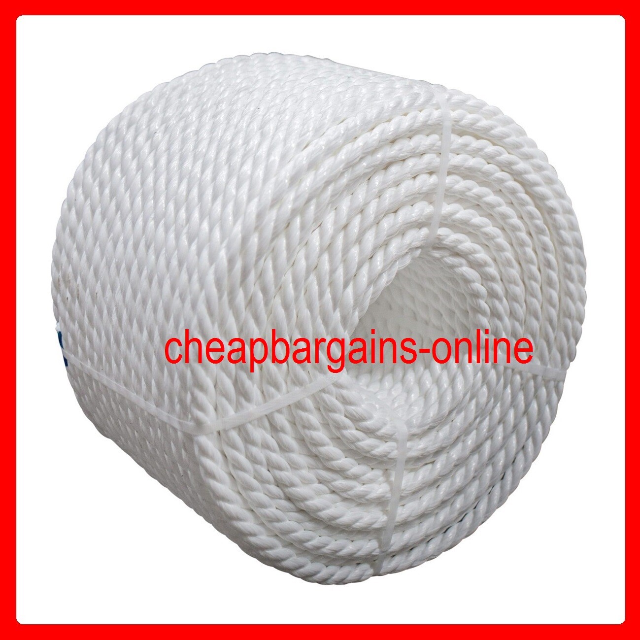 10mm x 100Mt GENERAL PURPOSE MARINE ROPE SILVER POLY ROPE TRUCK 4x4 ...