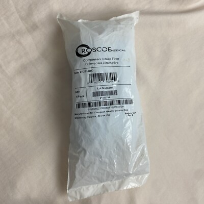 Roscoe Medical Compressor Intake Filter For Invacare Alternative Cif