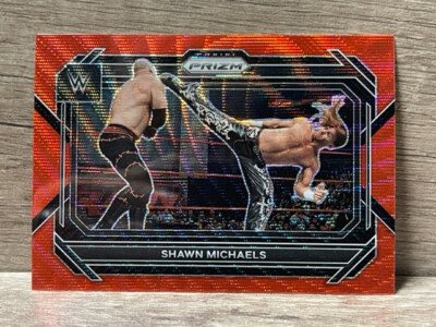 Shawn Michaels 2023 Panini Prizm WWE #79 Ruby Red Wave Prizm | eBay