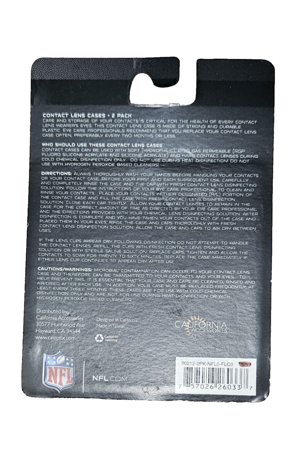 NFL Atlanta Falcons Football Official Licensed Contact Lens Storage ...