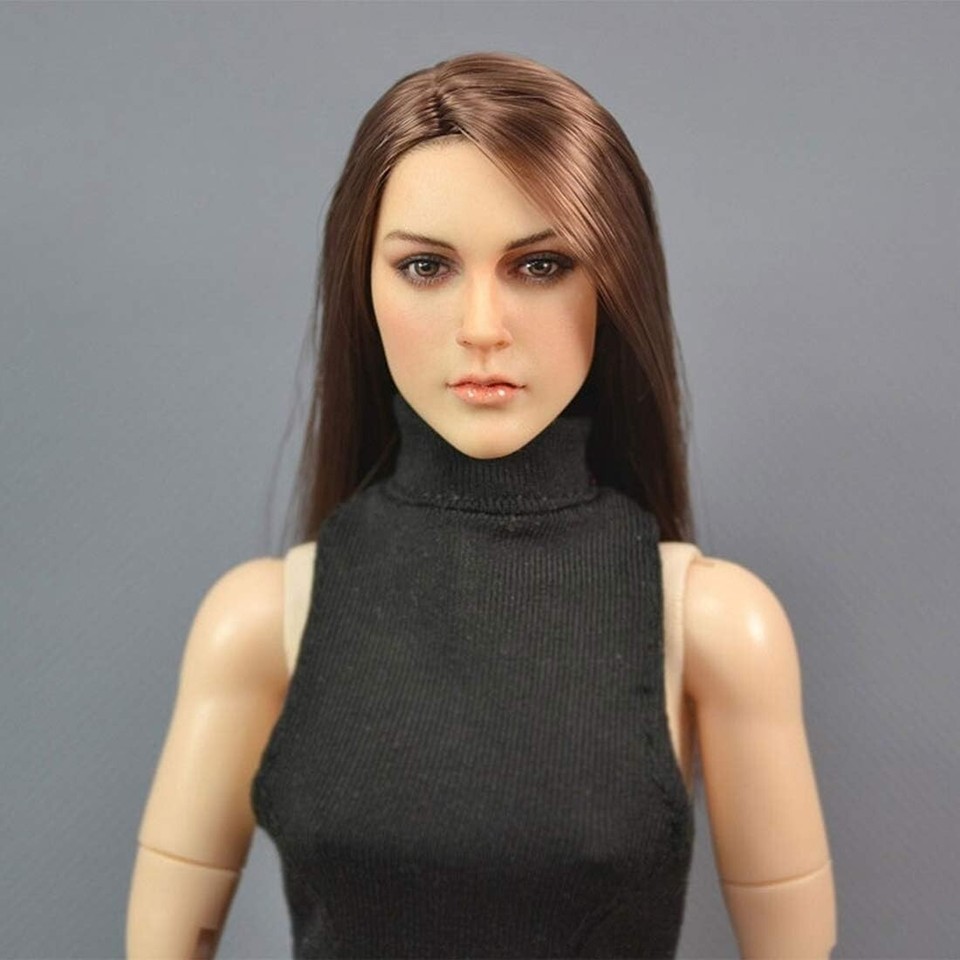 1/6 Female Head Sculpt for 12" PHICEN Hot Toys TBLeague Soldier Action ...