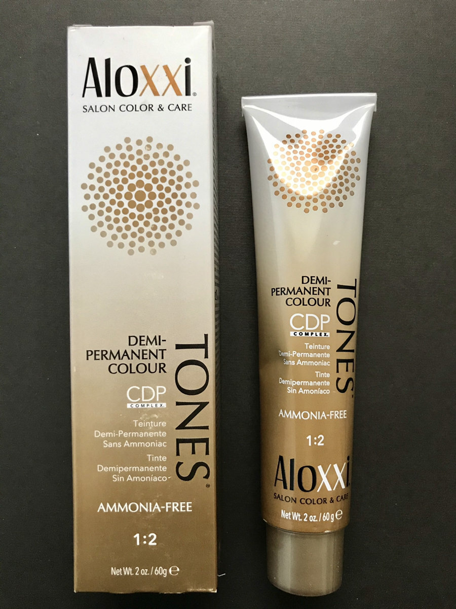 Aloxxi Tones Demi-Permanent Hair Color 2oz tube 1:2 No Ammonia (Pick ur ...