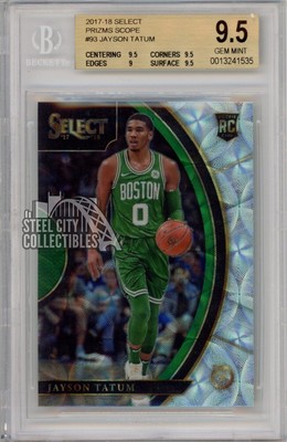 Jayson Tatum 2017-18 Panini Select Scope Rookie Card #93 BGS 9.5 Gem ...