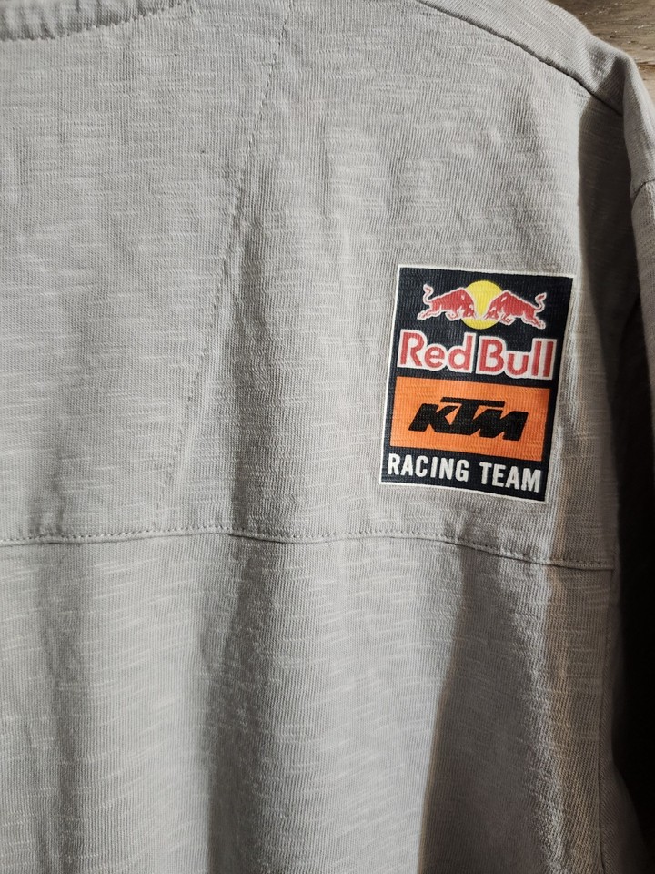 Red Bull KTM Racing Team Logo. Mens T Shirt In Gray. Size 2XL | eBay UK