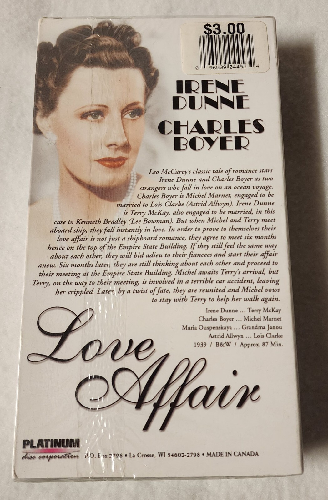 Love Affair (VHS, 2000) for sale online | eBay