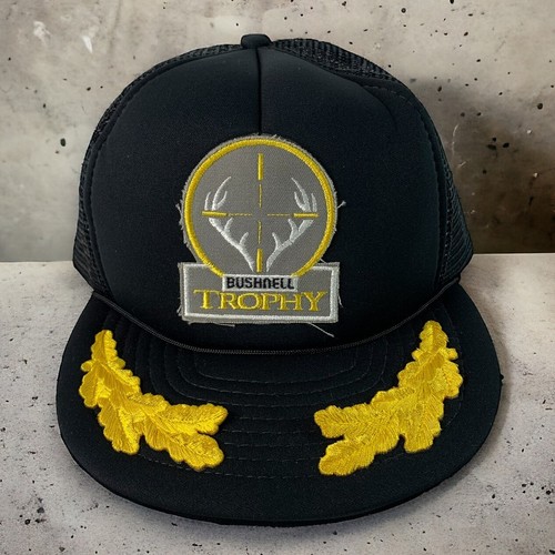 Vintage Bushnell Trophy Optics Rifle Scope Trucker Hat Cap SnapBack ...