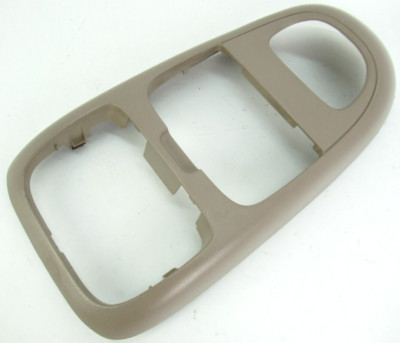 FORD F-150 OVERHEAD ROOF CONSOLE STORAGE FRAME SHELL TRIM BEZEL BEIGE ...