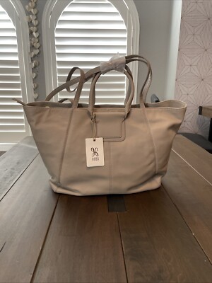 HOBO Sheila East-West Tote in Pebbled Leather - Taupe - NEW W/ TAGS ...