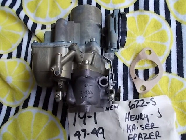 NOS 1947 1948 1949 KAISER FRAZER HENRY J CARTER WA-1 CARBURETOR | eBay