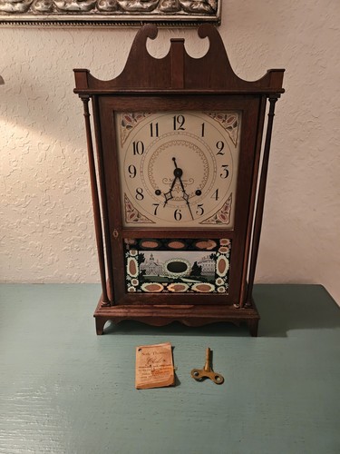 Vintage Seth Thomas Mantle Clock-Key Wind-Up W/Chime-Works | eBay