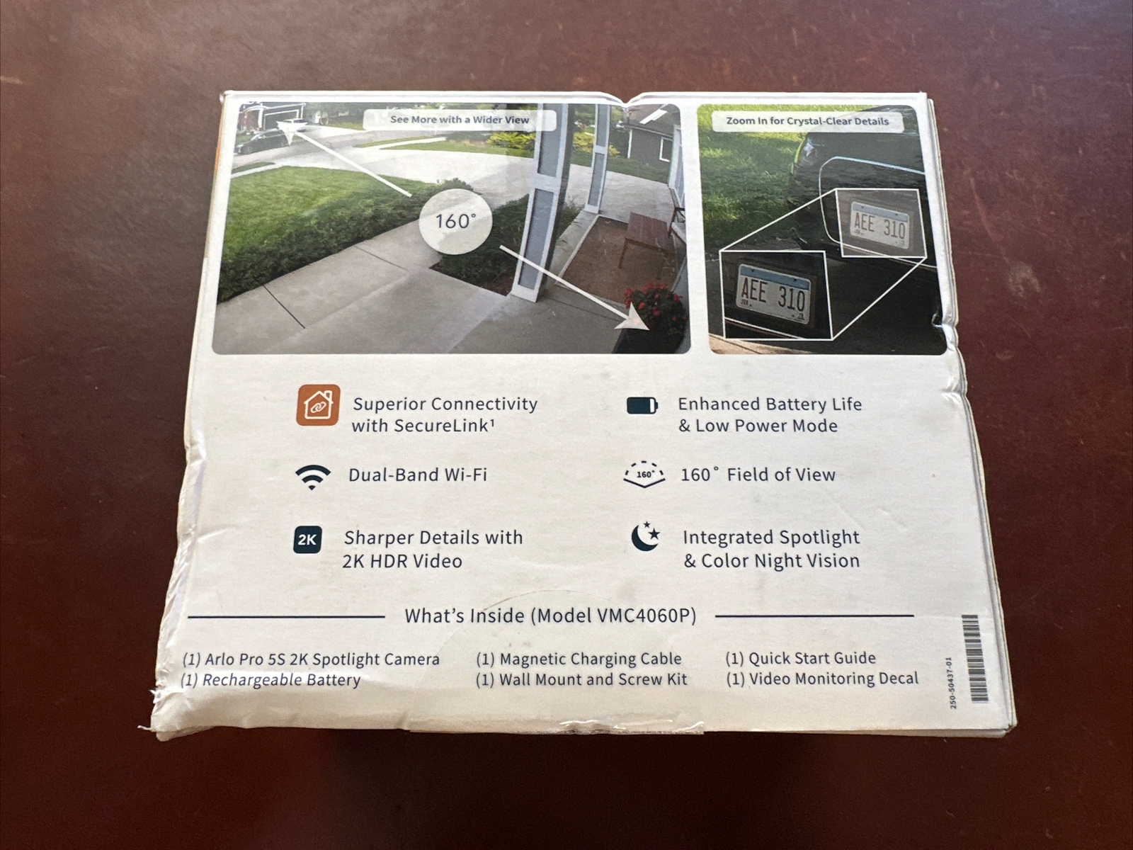 Arlo Pro 5S 2K Indoor/Outdoor Wire Free Spotlight Security Camera ...